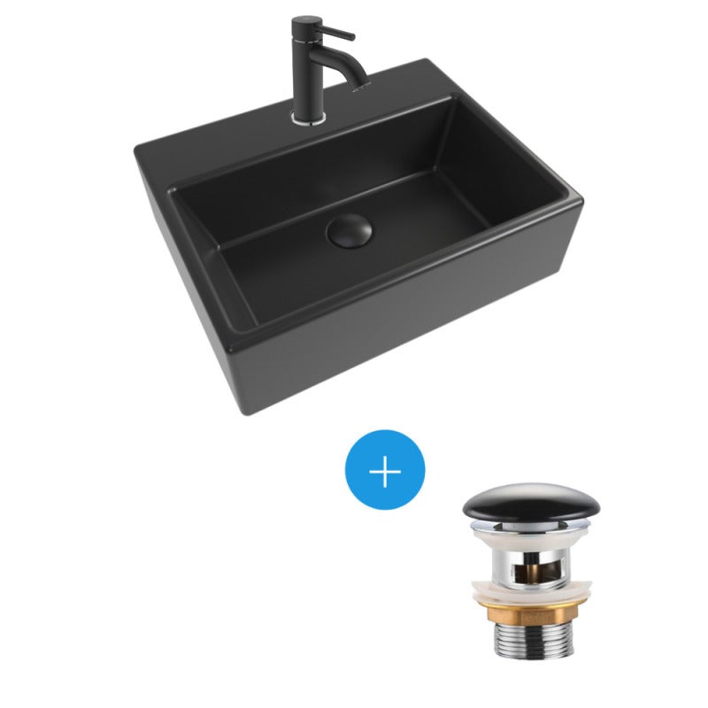 Swiss Aqua Technologies Brevis Lave-mains suspendu, 38,5x30,5x10,5cm ...
