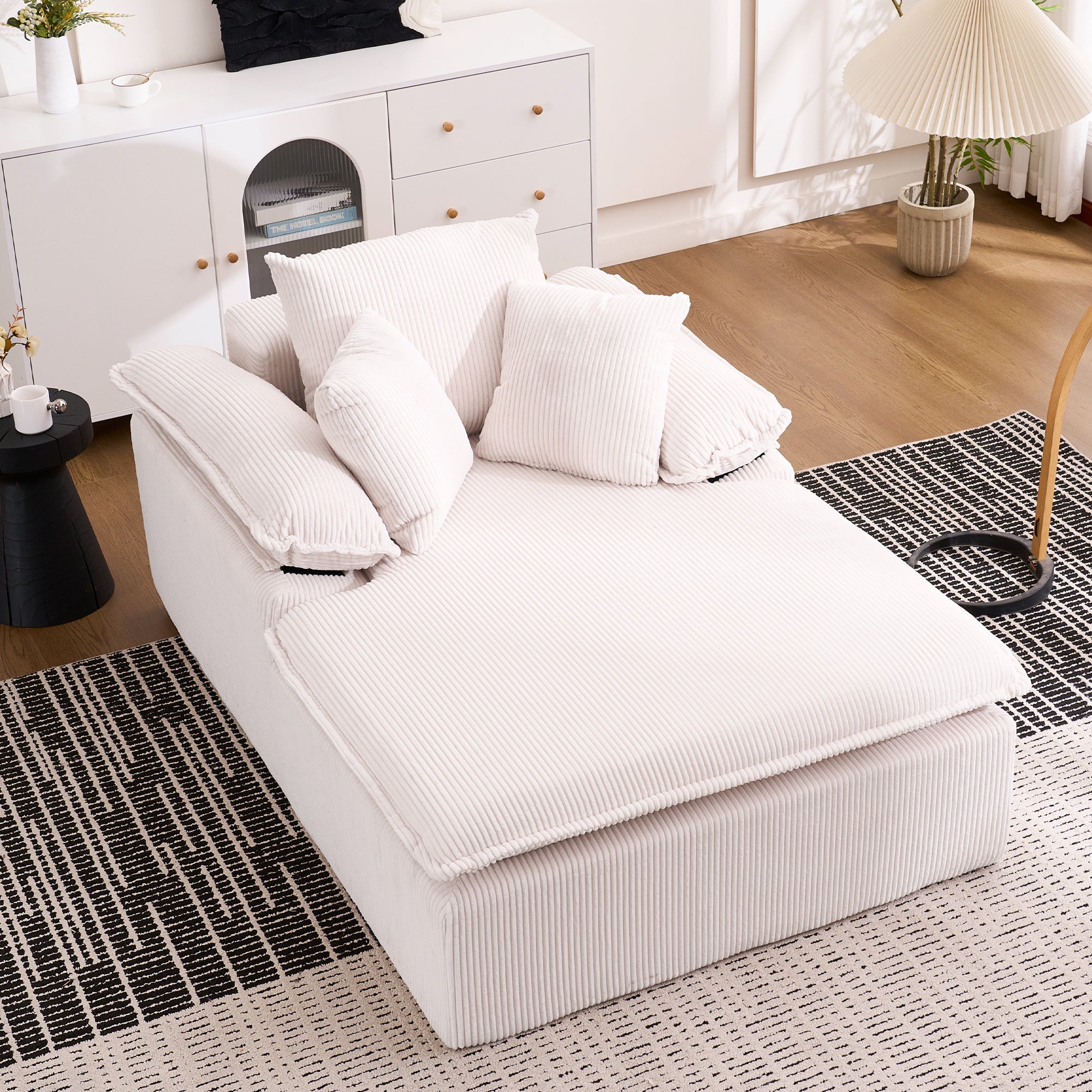 Sofá reclinable 46cm sin estructura, estilo interior, cómodo con ...