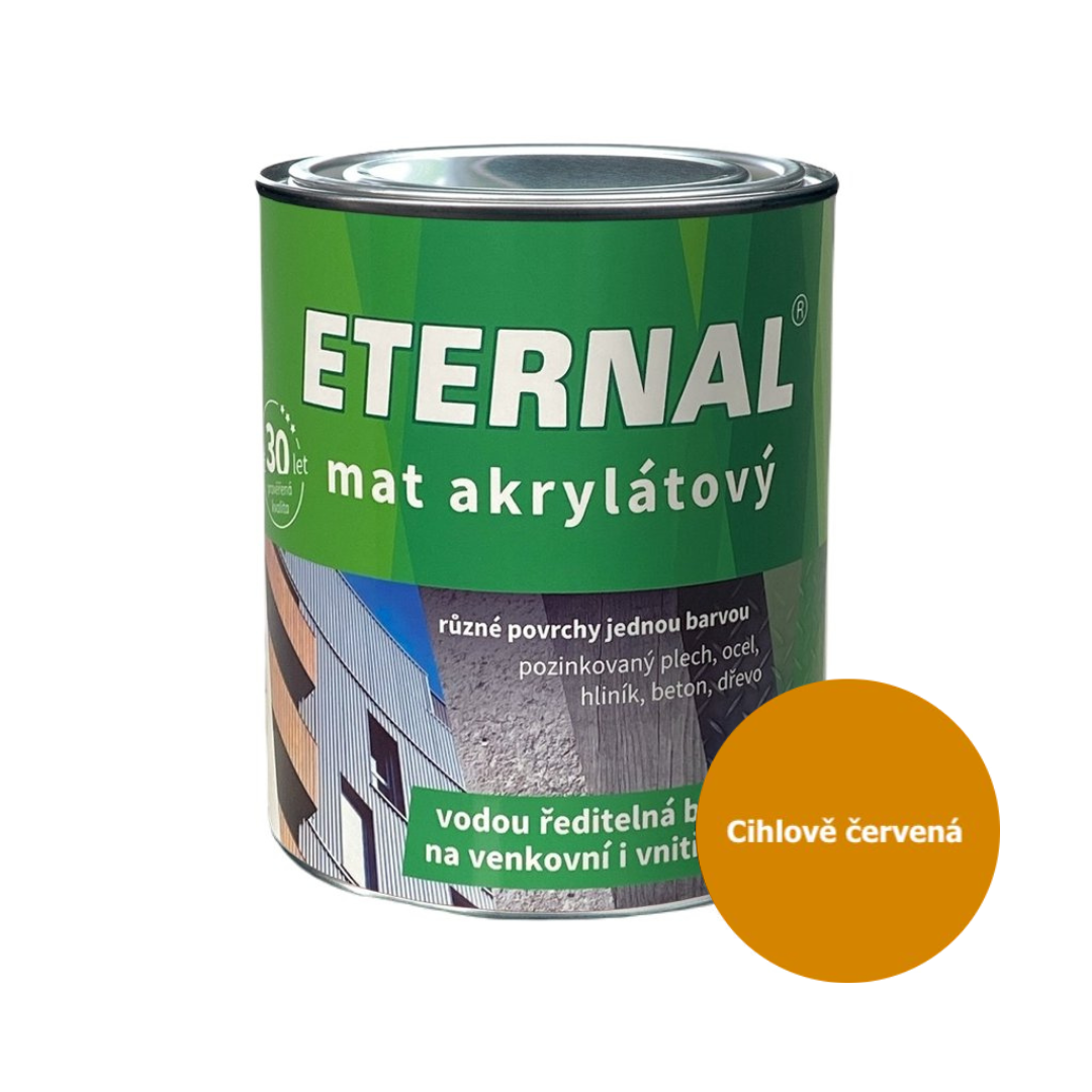 Eternal MAT Acrylique 0,7 kg, 08 Rouge brique | Leroy Merlin