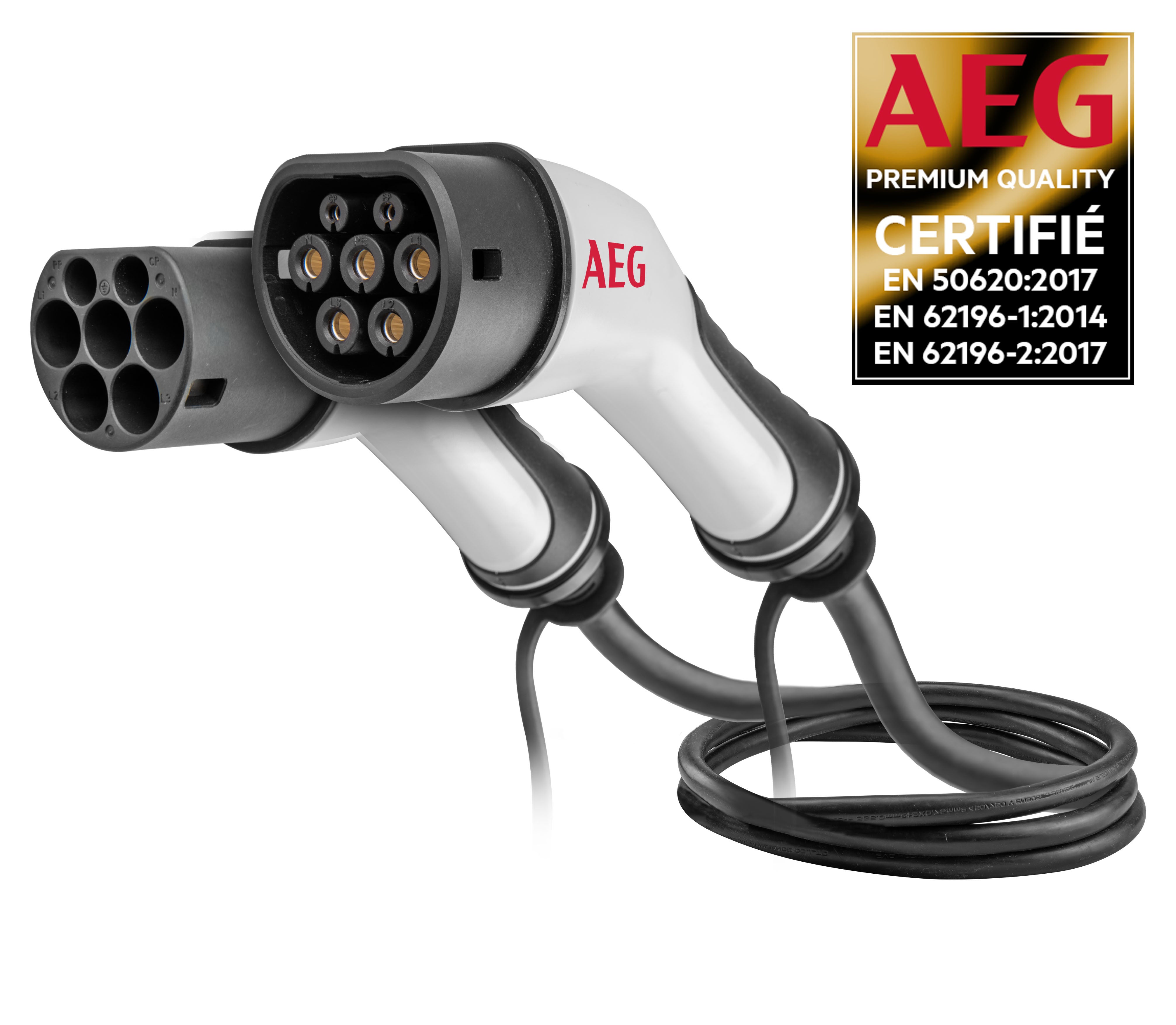 Câble de charge - AEG - 5124 - 32A pour véhicules électriques ...