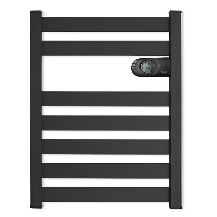 Sèche-serviettes HJM Zinnia, 500W, aluminium, couleur anthracite, IP24 ...