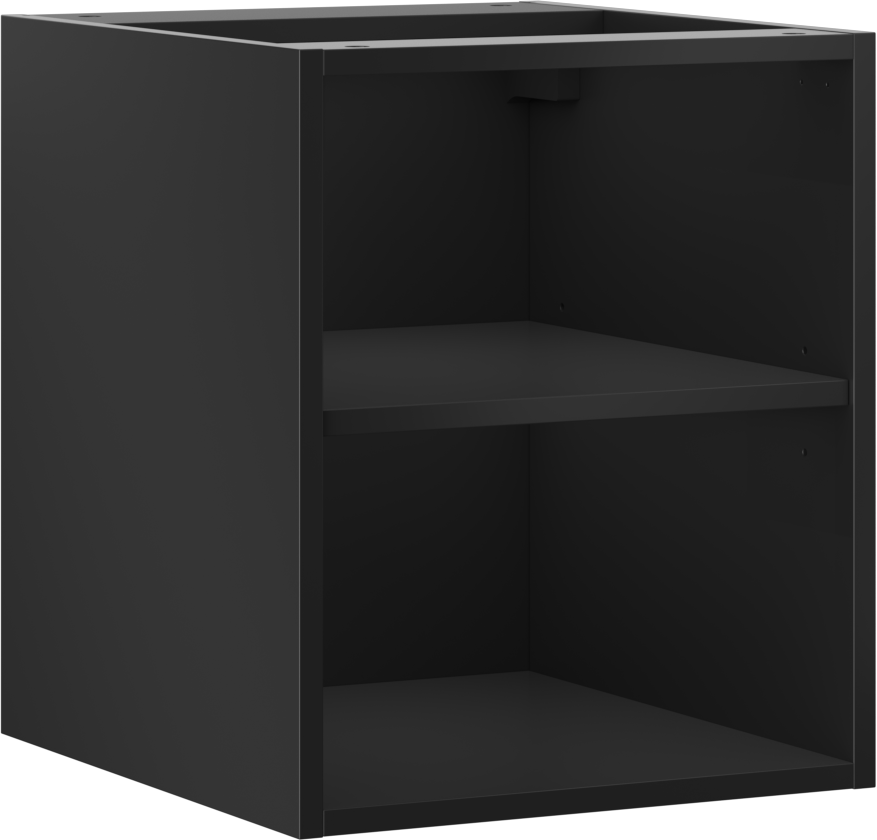 Mexen Box-A étagère ouverte avec étagère 40 cm, noir mat - 91AX2-0400 ...