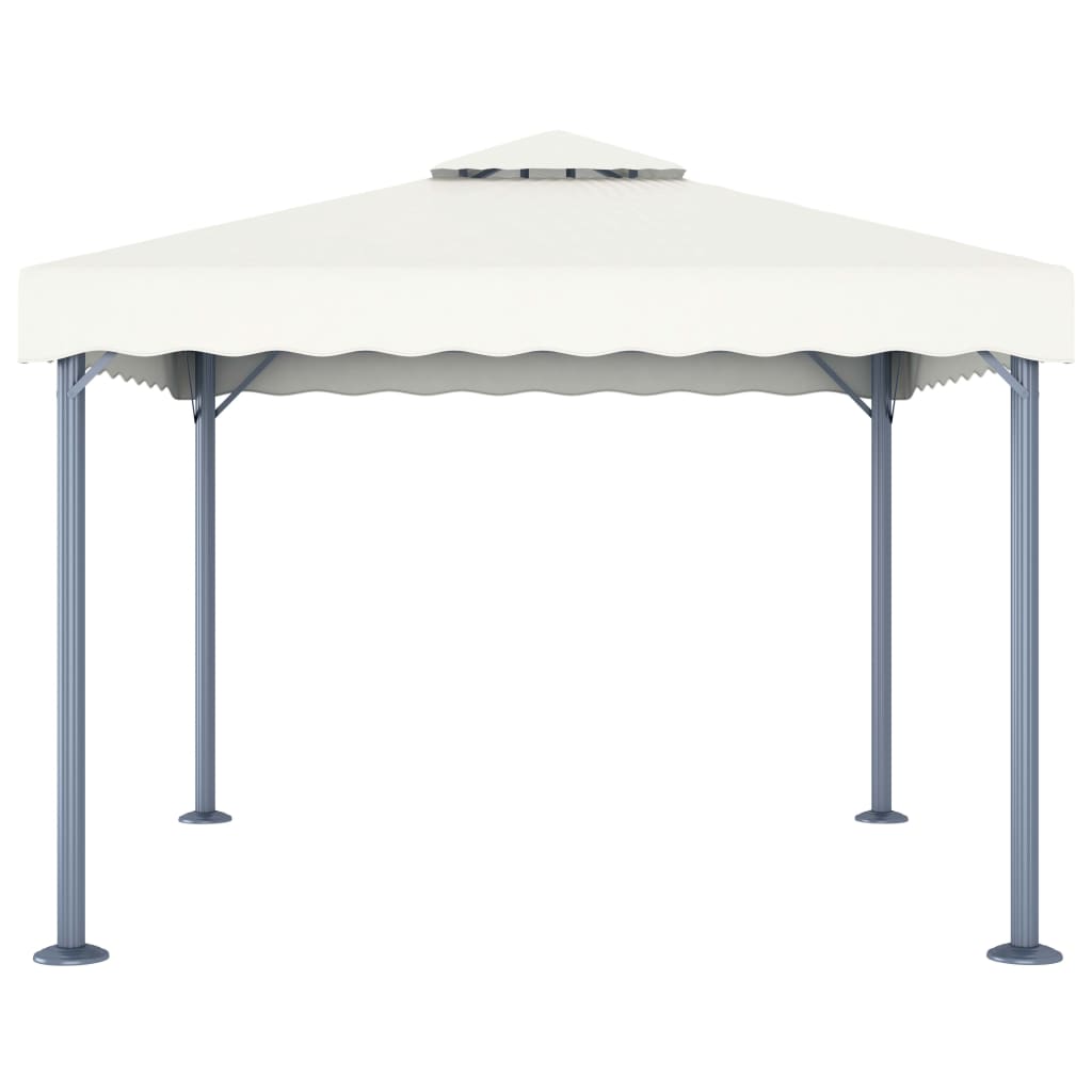 Gazebo de aluminio color crema, 300x300 cm - COMFORTXL | Leroy Merlin