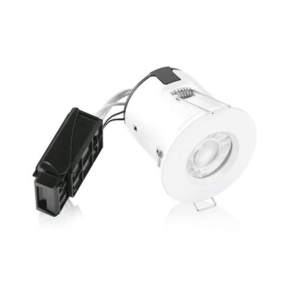 Kit Isopro RT2012DTU 4511 fixe IP65 GU10 5W 830 BL | Leroy Merlin