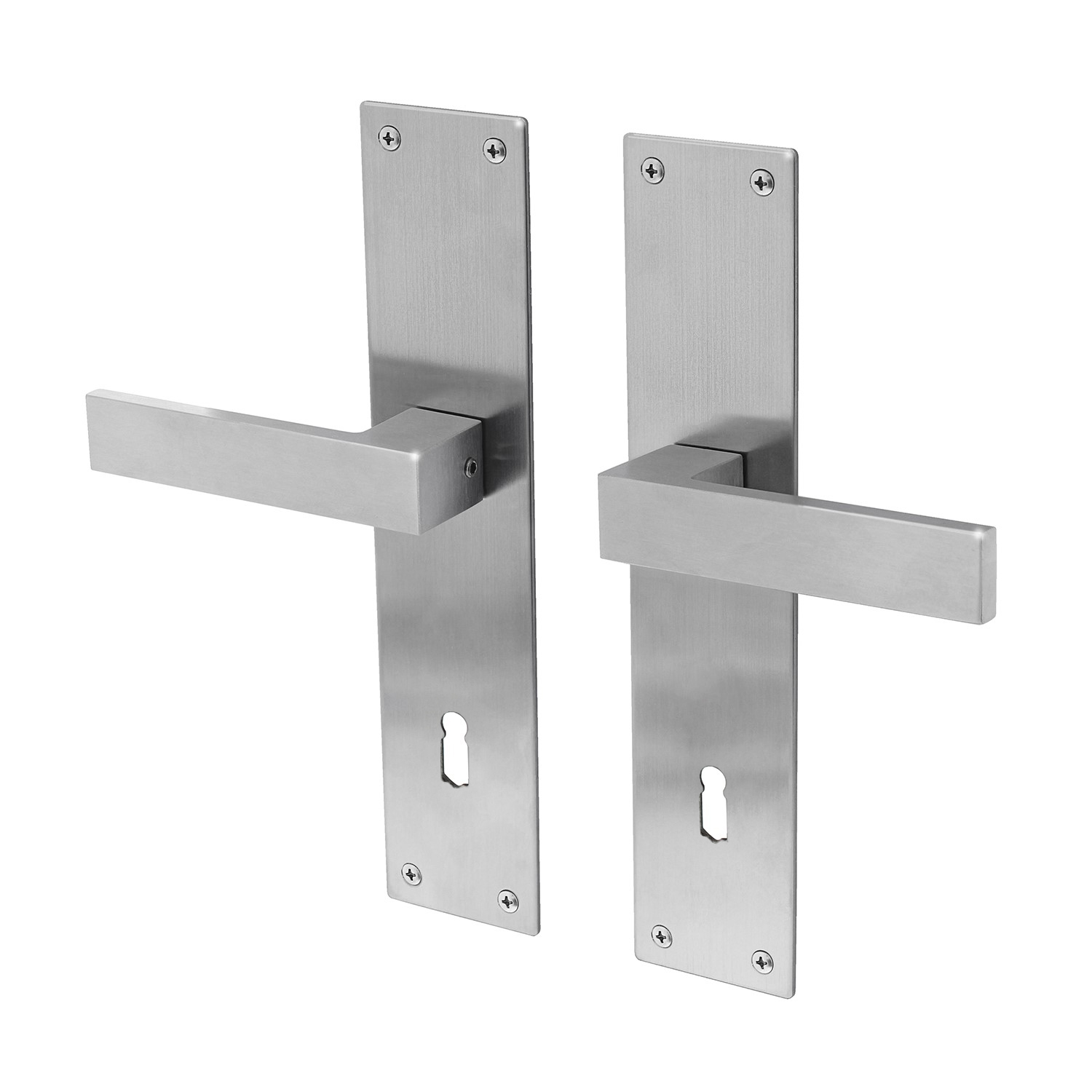 Wovar Poignée de porte Lavuzo Trapini inox - Poignée de porte sur ...