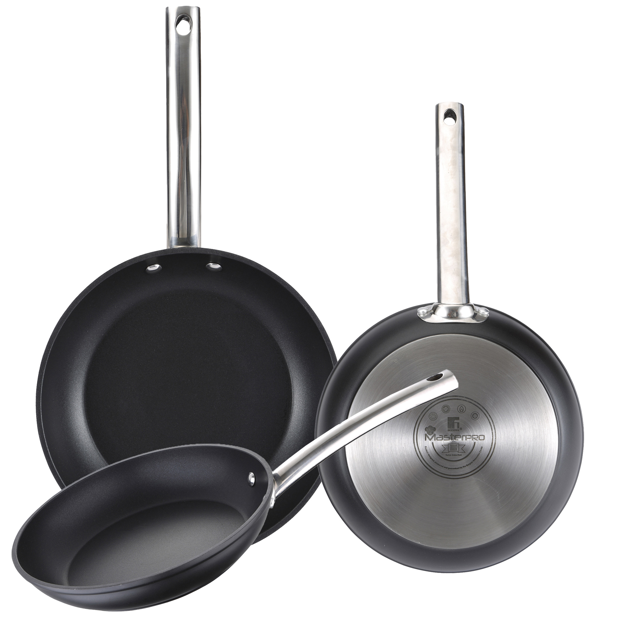 3 pack de 20/24/30 cm en aluminium forgé | Leroy Merlin