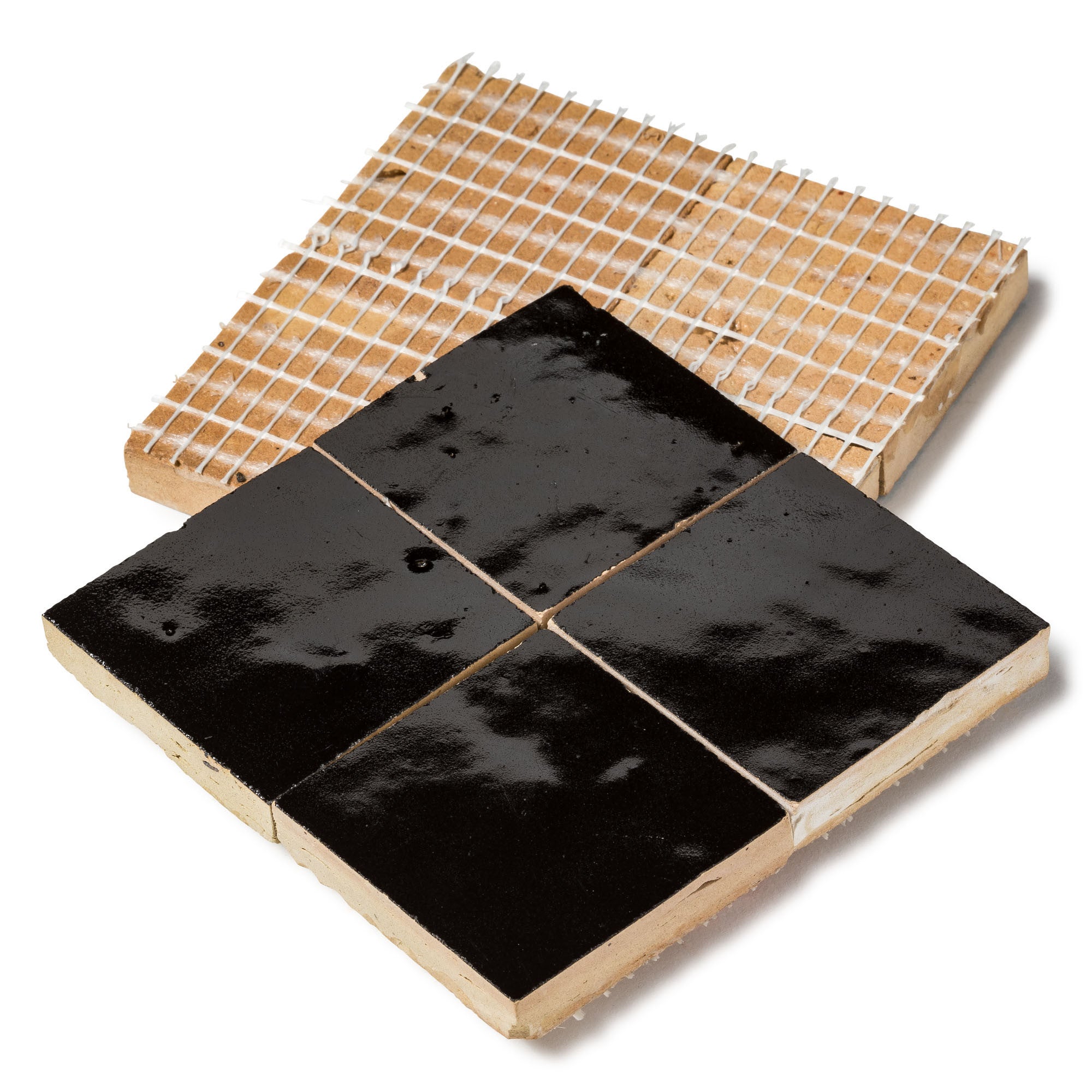 Echantillon Zellige Marocain Véritable couleur Noir Intense - RO'MA ...