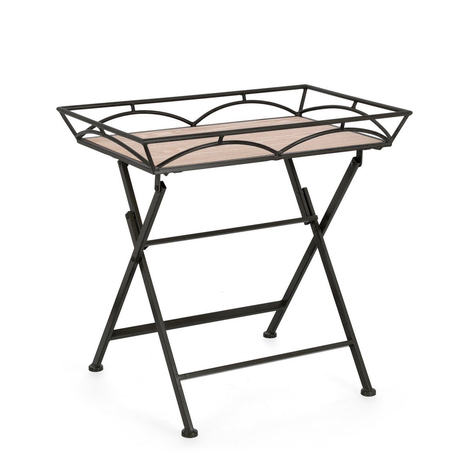 Table basse pliante "Guenda" en acier peint noir | Leroy Merlin