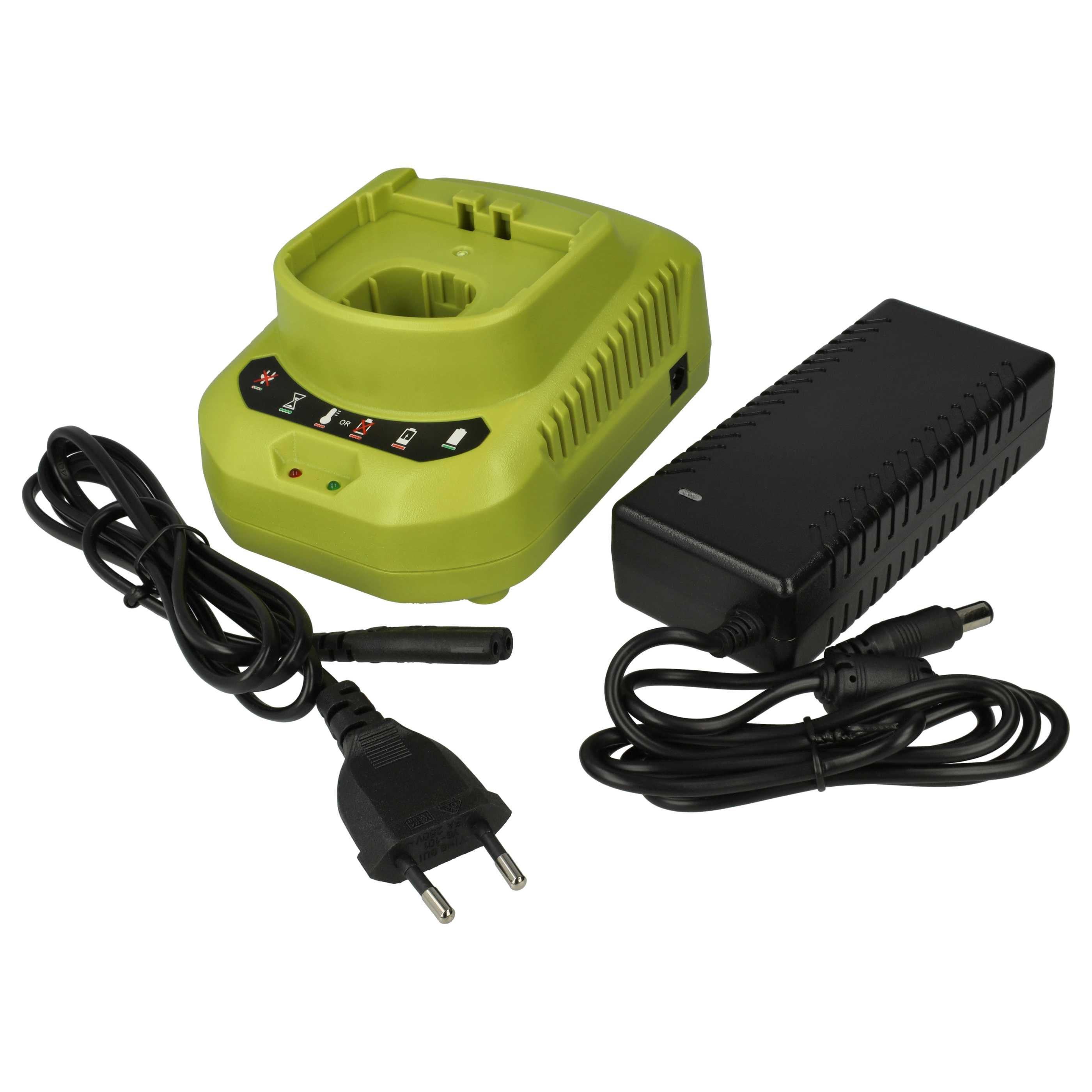 Vhbw caricabatterie compatibile con Ryobi CDA 18021B CDA18022B CDA1802M CDC 181M CDI 1802 CDI 1802M batterie Ni Cd NiMH Li Ion di attrezzi Leroy Merlin