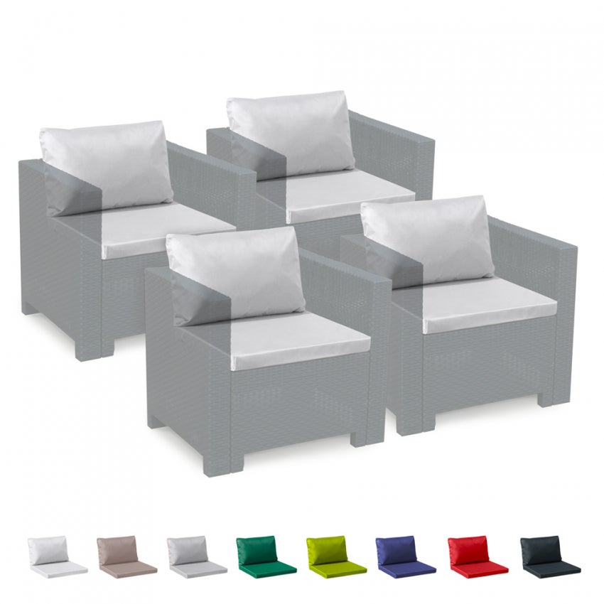 Coussins de rechange pour salon de jardin Bica Grand Soleil Rotin ...