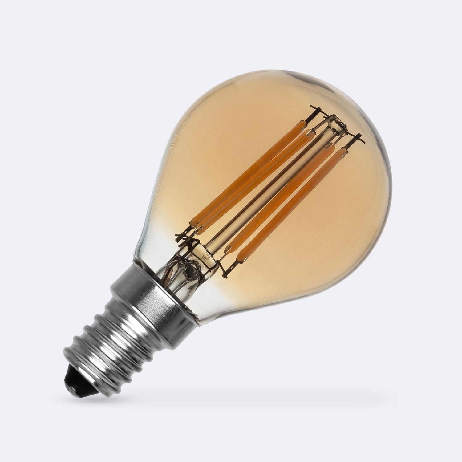Ampoule LED Filament E14 6W 720 lm P45 Bougie No Flicker 2200K Blanc chaud | Leroy Merlin