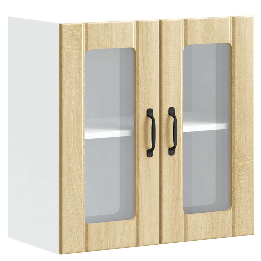 Armoire murale de cuisine | Meuble de cuisine et porte en verre Lucca ...