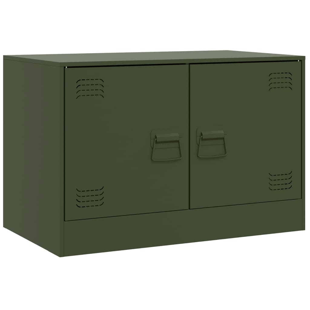 Meuble TV，Banc TV Moderne，Meuble de Rangement vert olive 67x39x44 cm ...