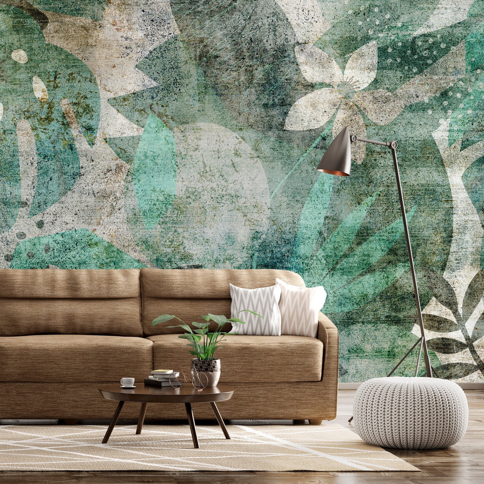 Papier peint Floristic Mural - 100 x 70 cm | Leroy Merlin
