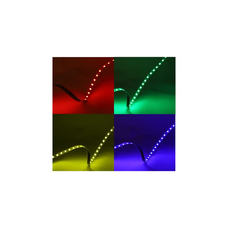 Bandeau LED Dimmable DC24V 9W/m 60LED/m 120° Étanche IP54 5m - RGB ...