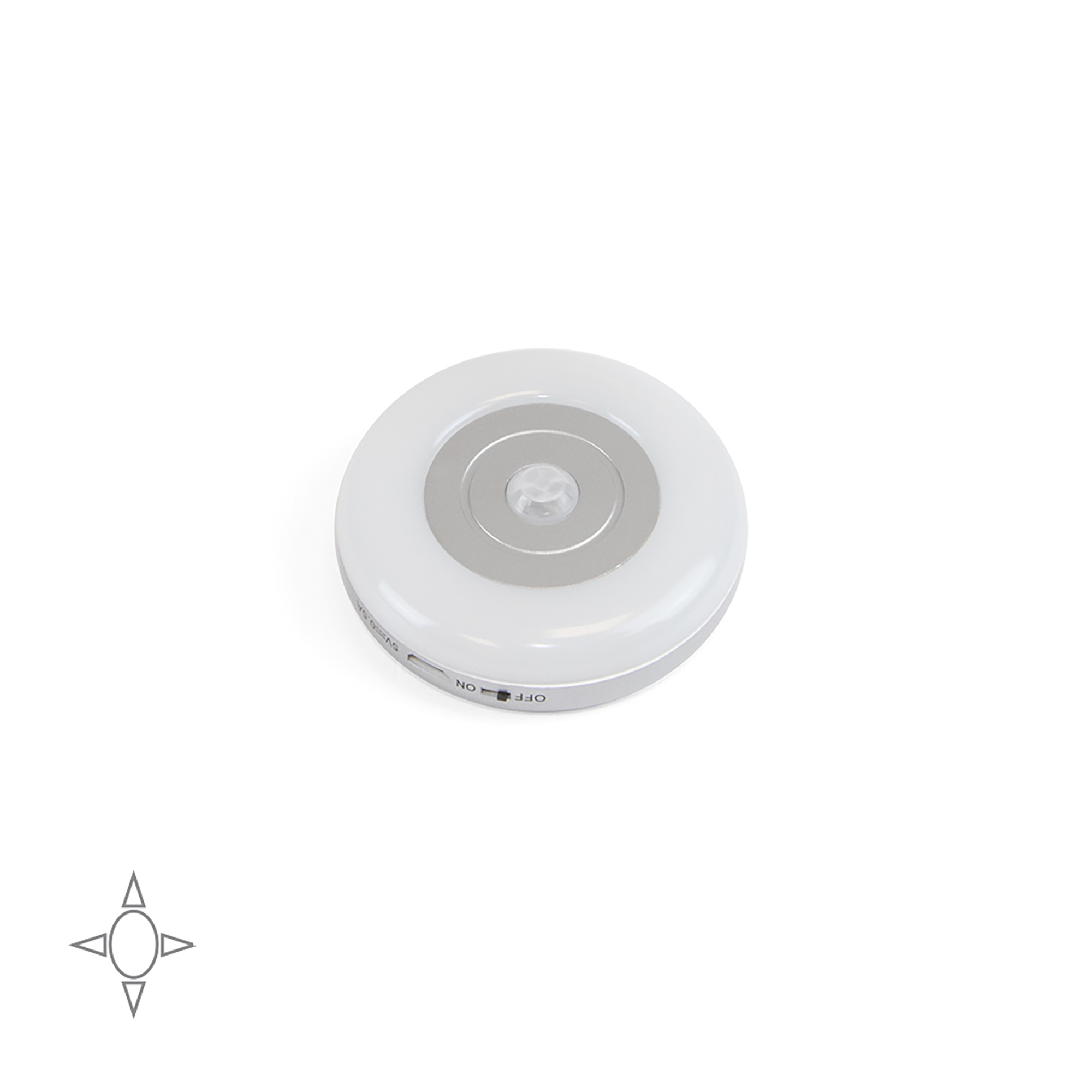 DESCA Luminaria LED Crater recargable por USB con sensor de movimiento ...