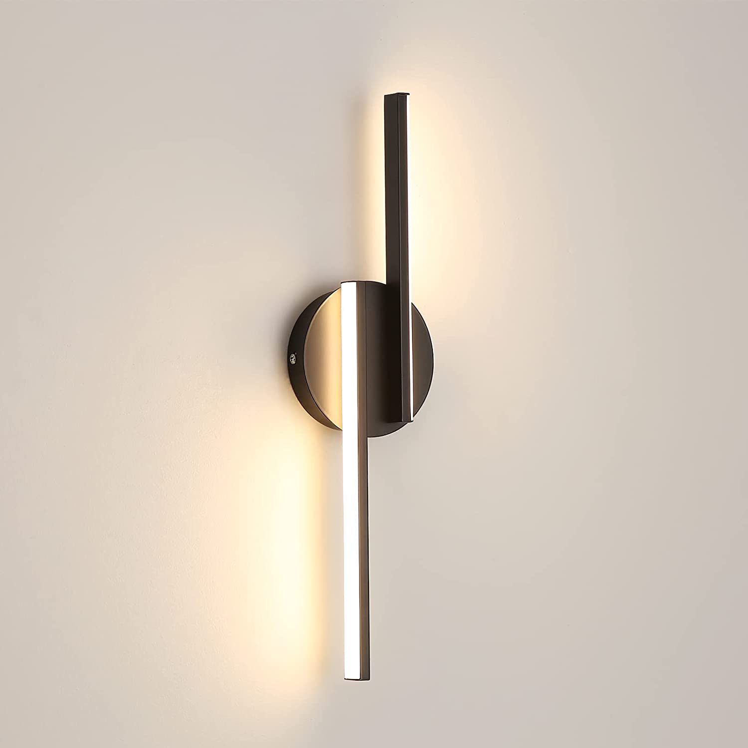 Lámpara de pared LED, Moderna Aplique Pared Interior 16W 1800LM 3000K ...