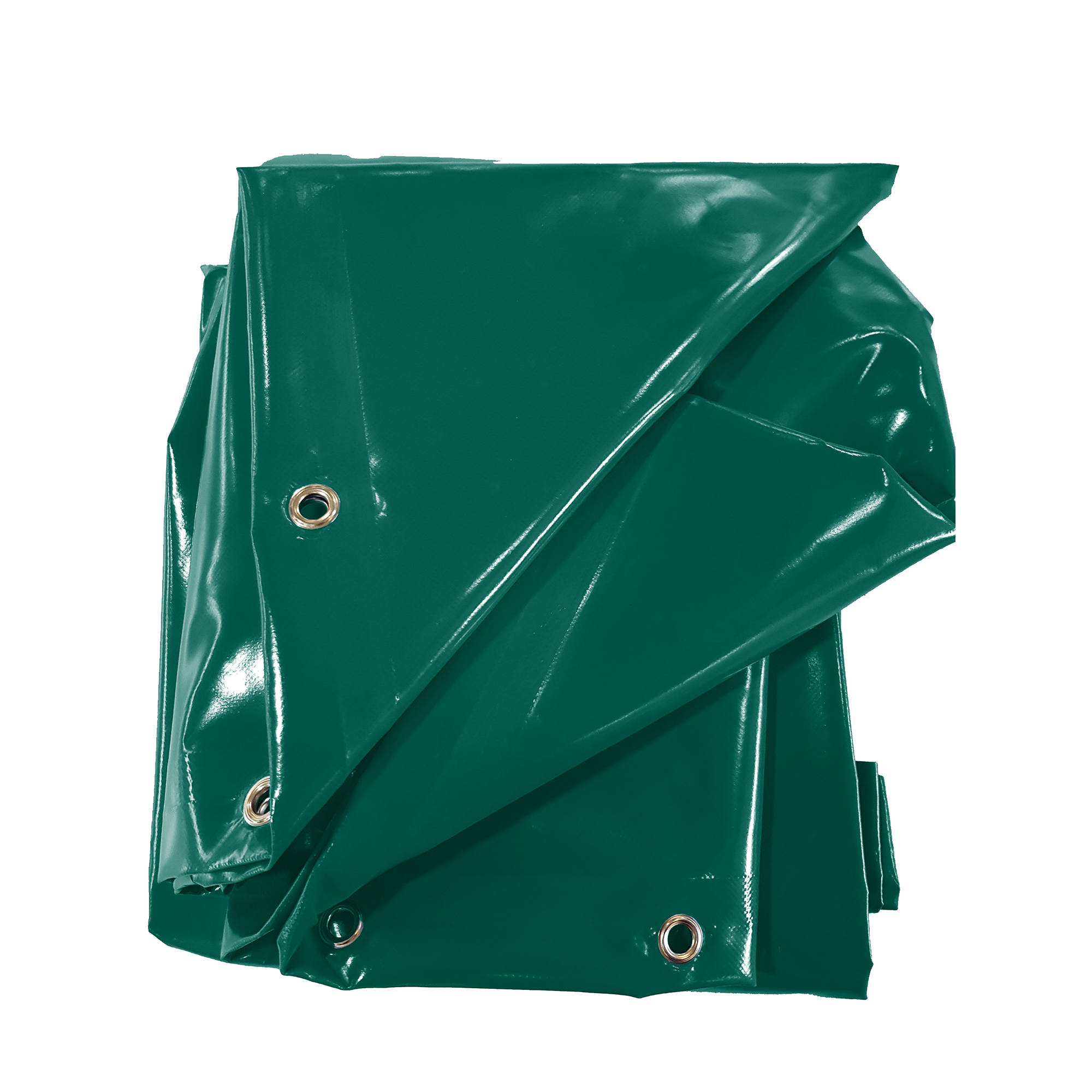 Bâche étanche 11 x 3,5 m - PVC 640 g/m² Vert - Multiusages : camion ...