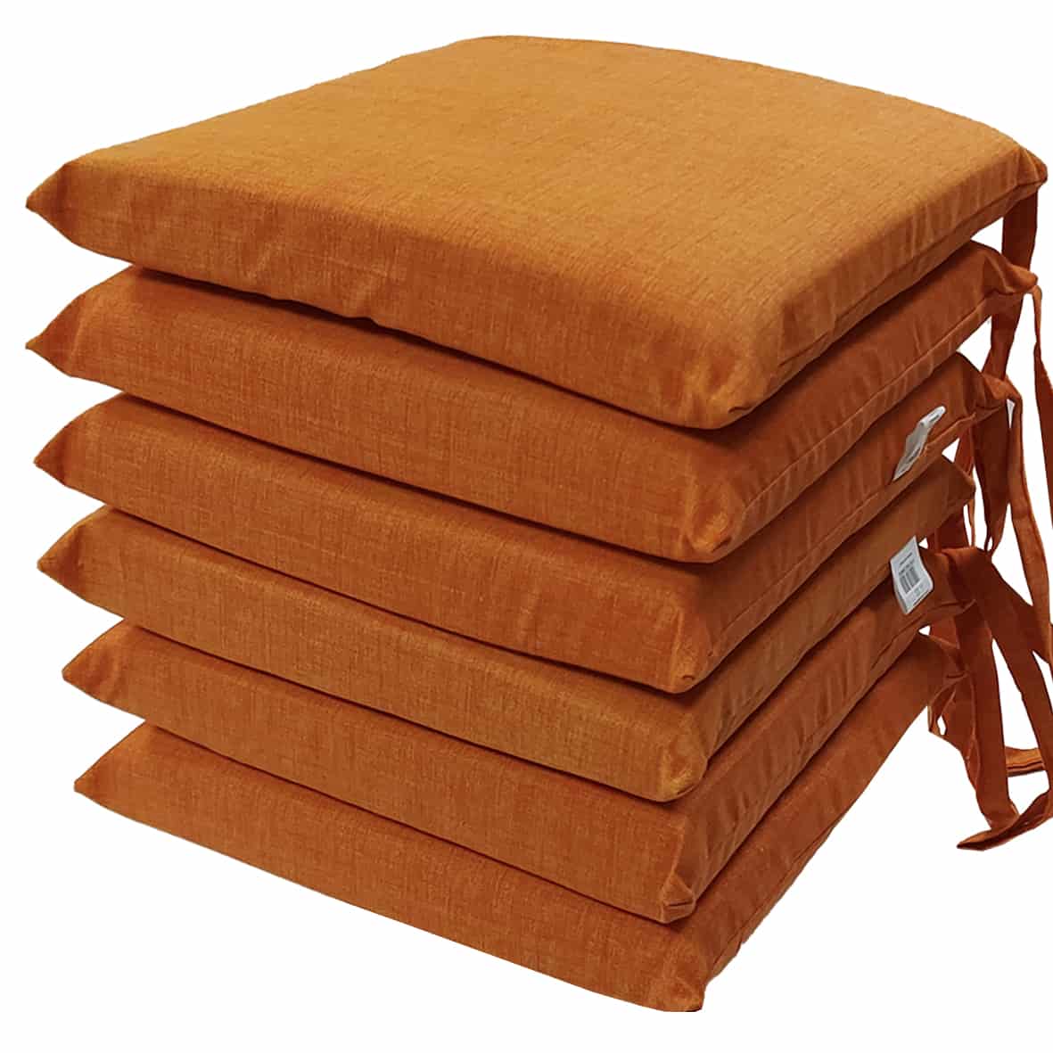 Lot de 6 coussins de chaise Sorrento déhoussables à double face avec ...