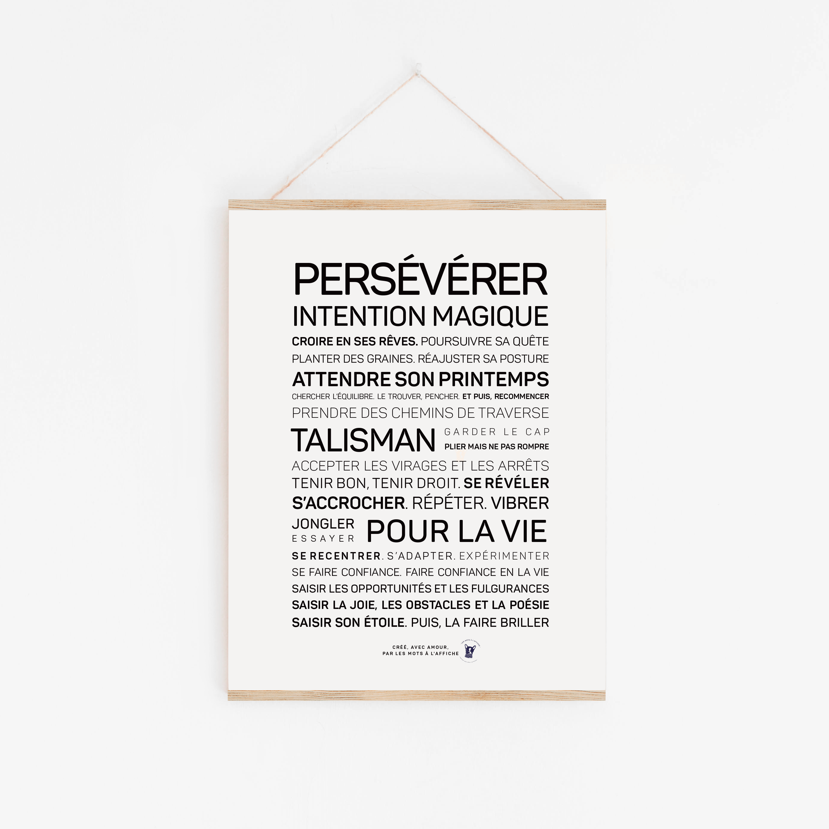 Affiche Persevérer (Poster) | Leroy Merlin