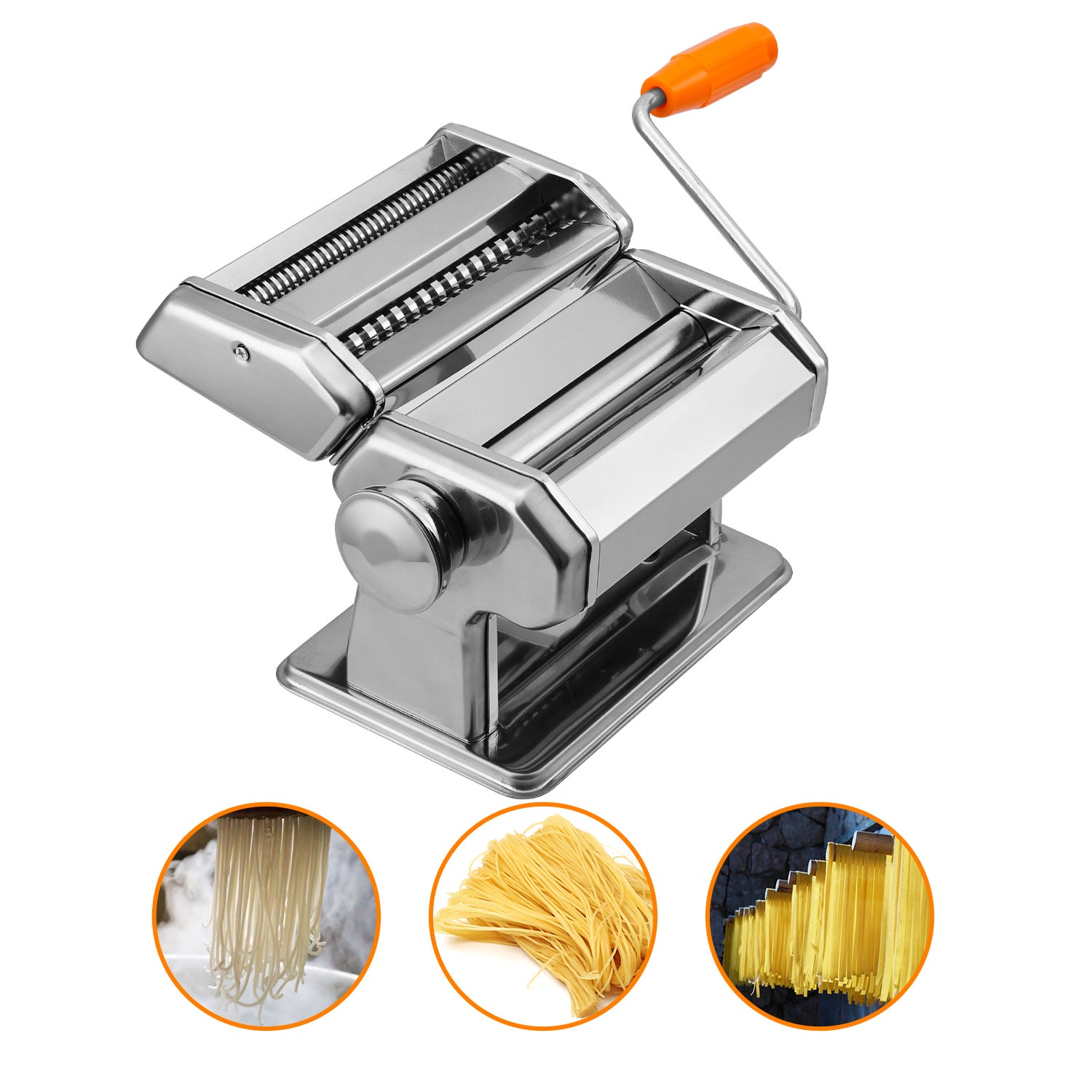 Machine à pâtes avec 9 réglages d'épaisseur, pour spaghetti, lasagne ...