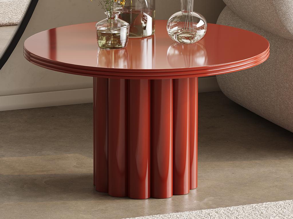 Table d'appoint en métal - Terracotta - SEMALIA | Leroy Merlin