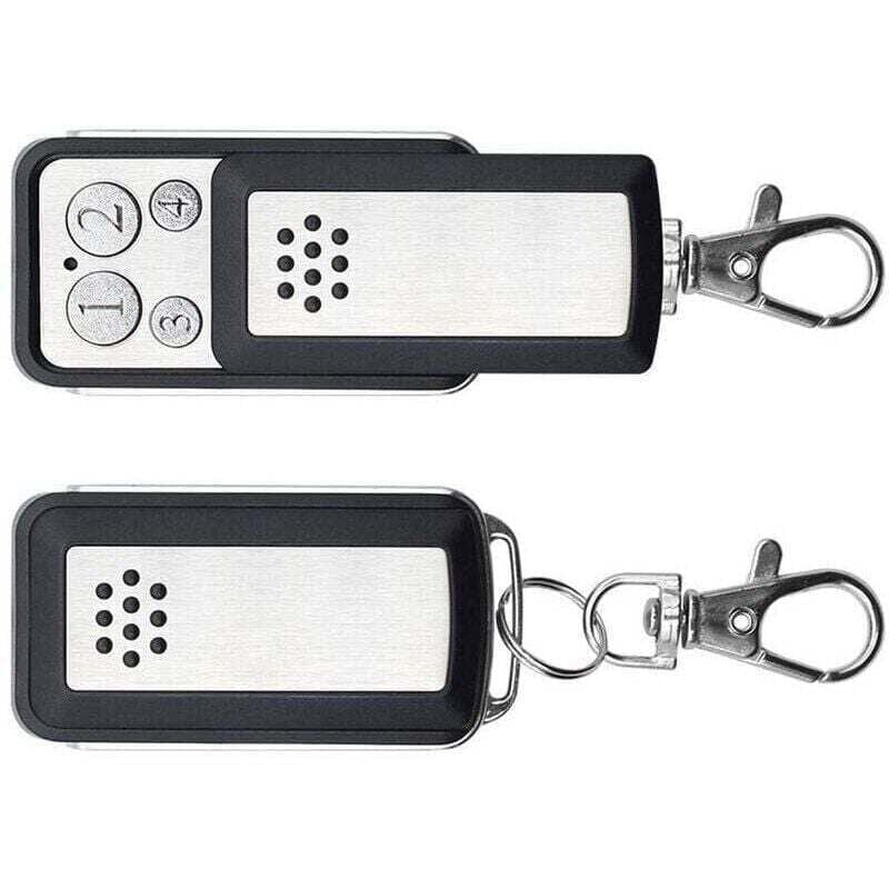 Telecommande Portail,2 Pièces Télécommandes de Garage 433,92 MHz,Bip ...