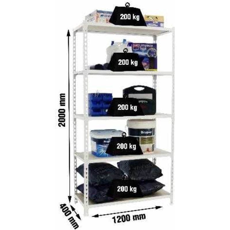 MADERCLICK MEGAPLUS 5/400 BLANC/BOIS | Leroy Merlin