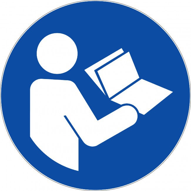 Panneau Respect obligatoire des consignes de sécurité - Rigide Ø300mm ...