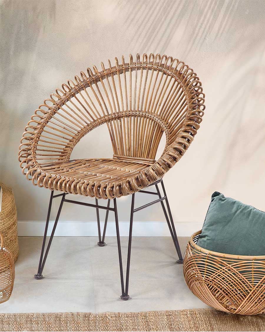 Chiang Mai - Fauteuil rond en rotin tressé | Leroy Merlin