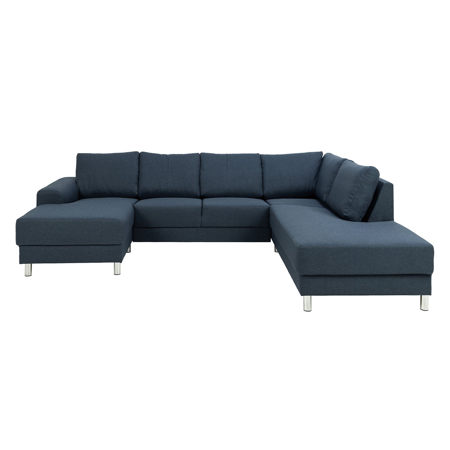 Calverton Canapé d'angle, chaise longue côté gauche, réversible, bleu ...