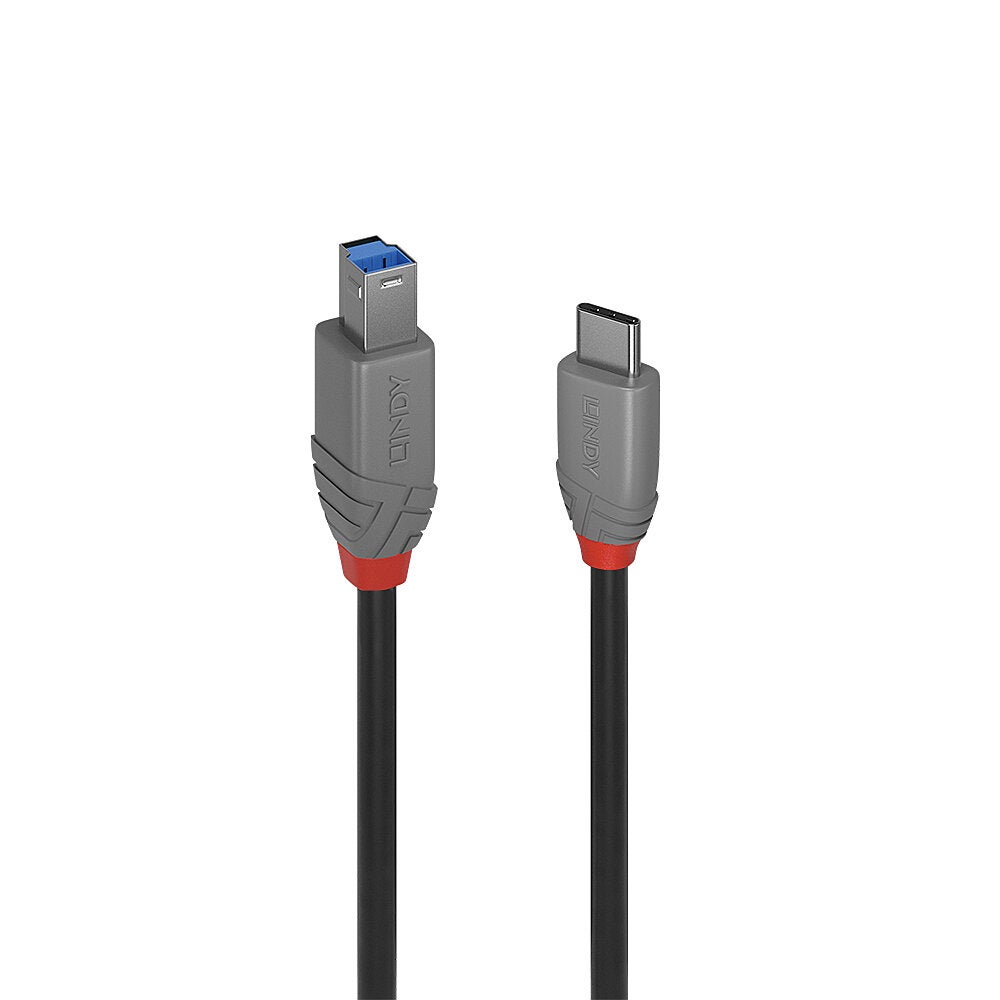 Câble usb c - usb b 3.0 anthra line - 3m LINDY | Leroy Merlin