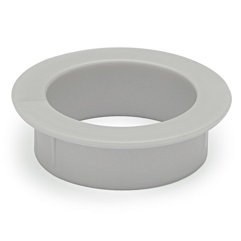 Aro pasacable sin tapa para embutir 48mm plastico gris casquillo ...