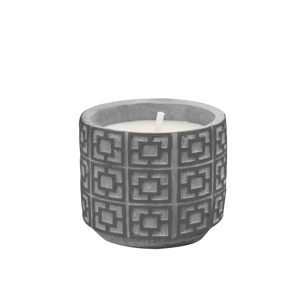 Vela perfumada antimosquitos aroma zen de cera vegetal gris | Leroy Merlin