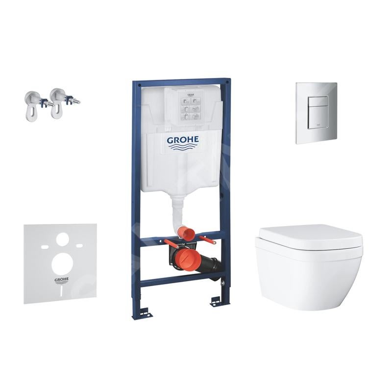 Grohe Solido - Set d’installation murale, toilettes et siège Euro ...