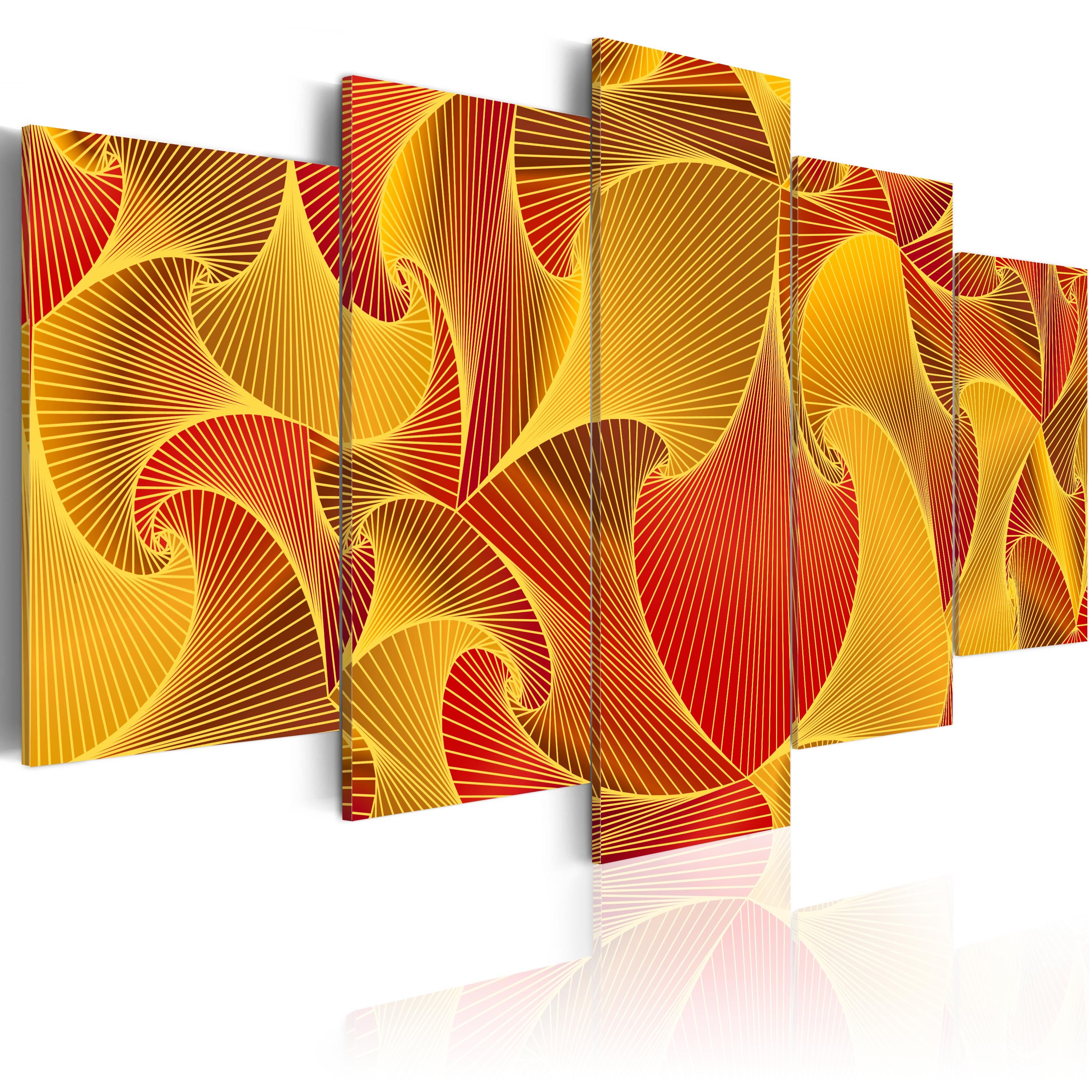 Tableau River of Fire - L 100 x H 50 cm | Leroy Merlin