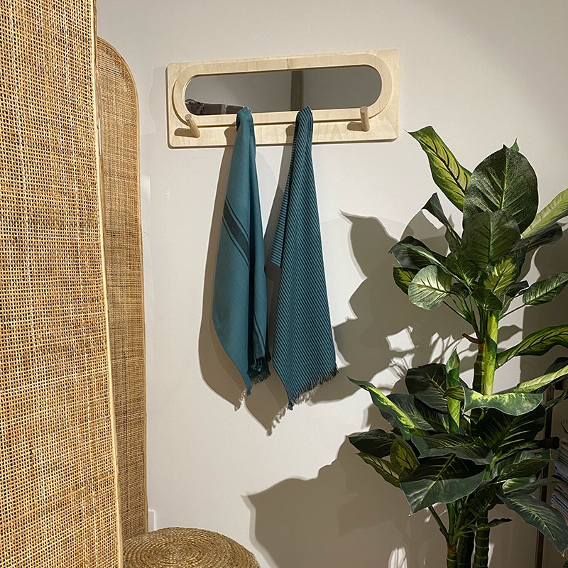 Pack 2 paños de algodón modelo Kila Azul. El color puede cambiar ...