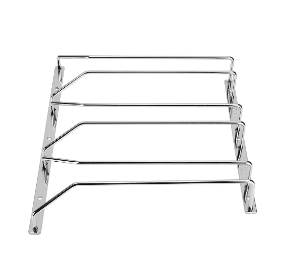 Wine Glass Rack Under Cabinet Hanging Wire Stemware Rack Holder With ...
