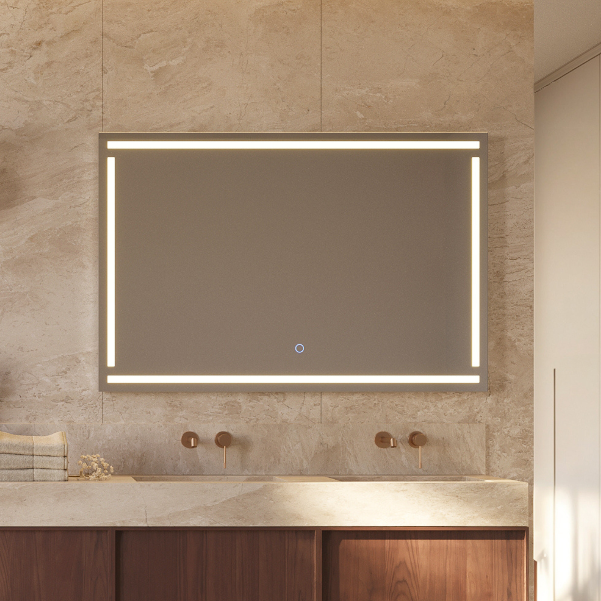 LEDIMEX - Espejo Baño con Luz LED y Antivaho 120x80cm | Espejo ...