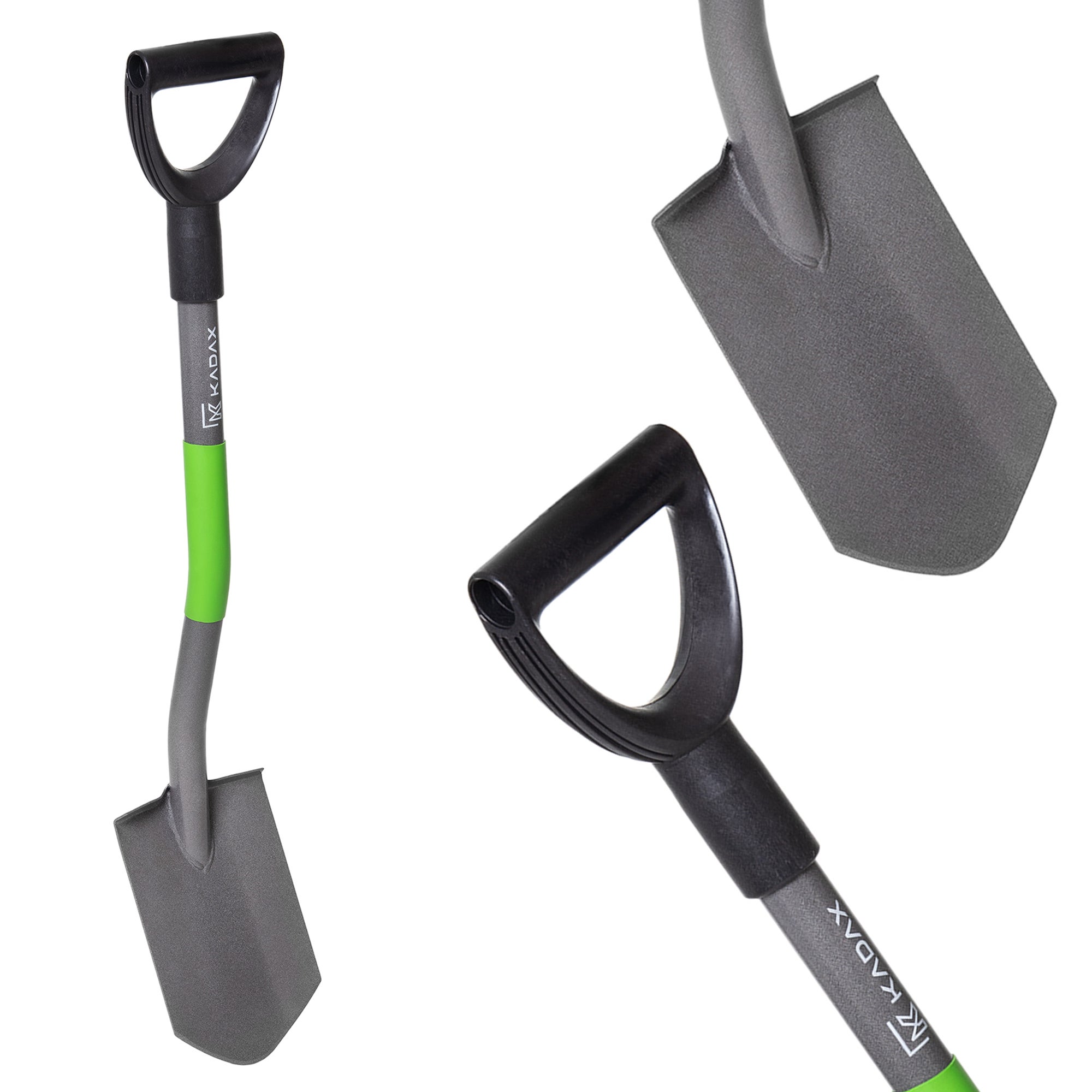 Pala de pala KADAX Pala de jardín de metal afilada de 84 cm Hoja ...