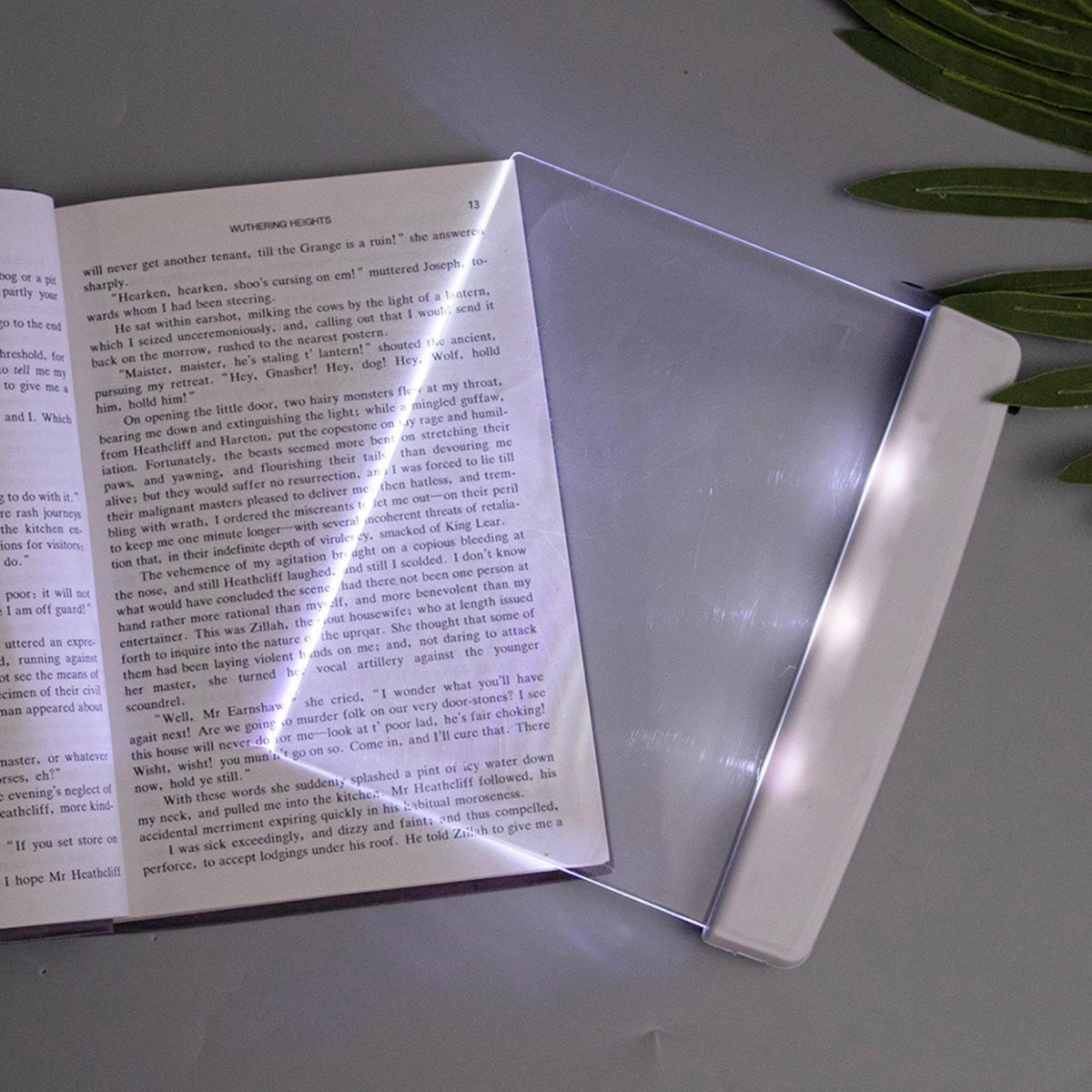 Lampe de lecture sans fil pour lit - LED blanche transparente - Marque ...