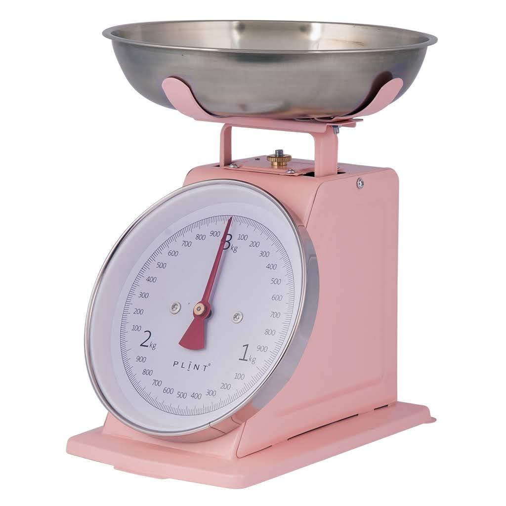 PLINT New 3KG Traditional Weighing Kitchen Scale With Stainless Steel Bowl Retro Scales Mechanical Vintage Retro Food Scales with Large Metal Bowl Leroy Merlin