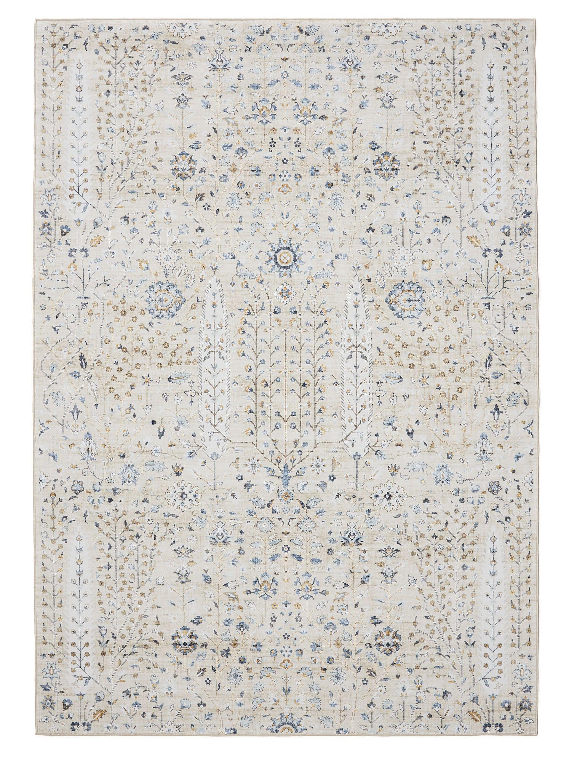BENUTA - Tapis lavable beige 300x400 cm | Leroy Merlin