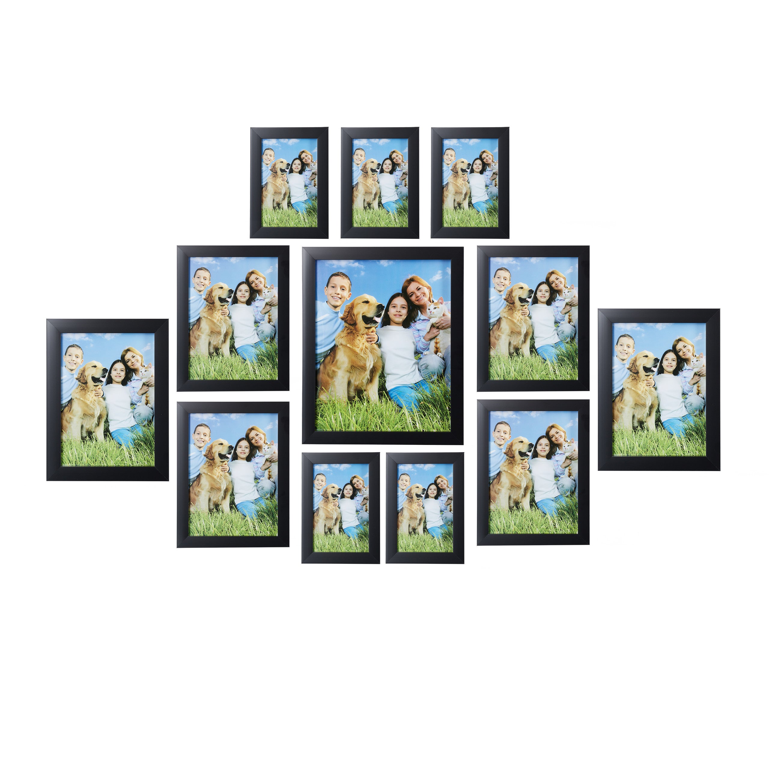 Relaxdays Cadres photo, lot de 12, différentes tailles 15x10, 18x13 ...