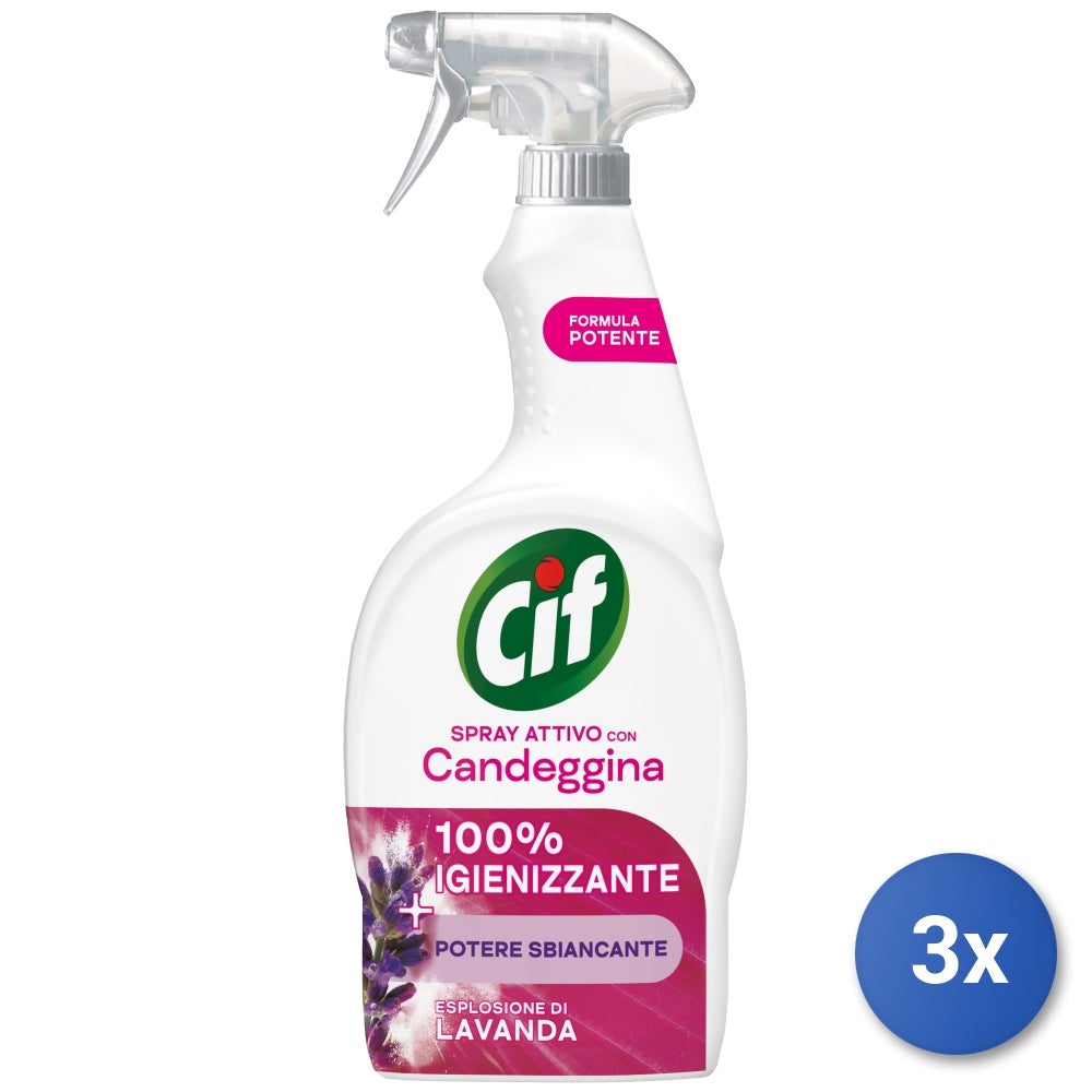 3x Cif Desengrasante Gatillo 650 Ml. Lavand Bleach Made In France ...