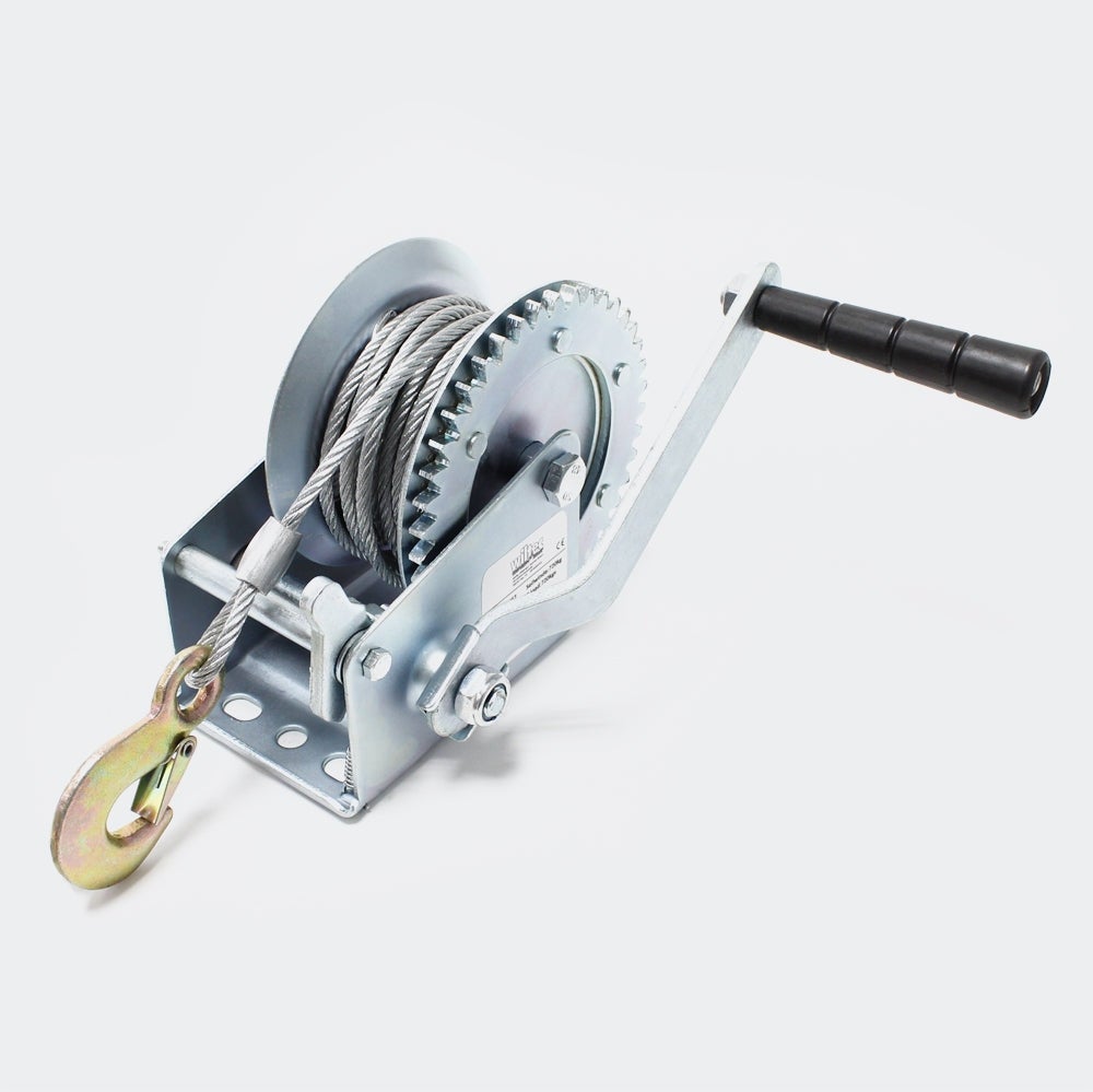 Treuil manuel de halage 350kg 10m 1-sens 3.2:1 outils garage atelier ...