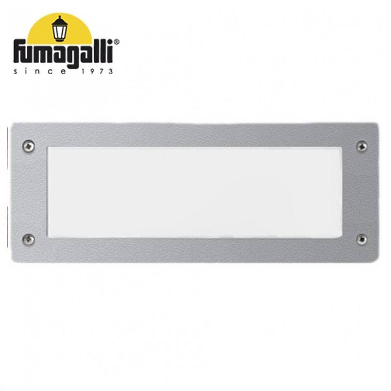 Baliza empotrable LED Fumagalli LETI 300 E27 6W - Gris | Leroy Merlin