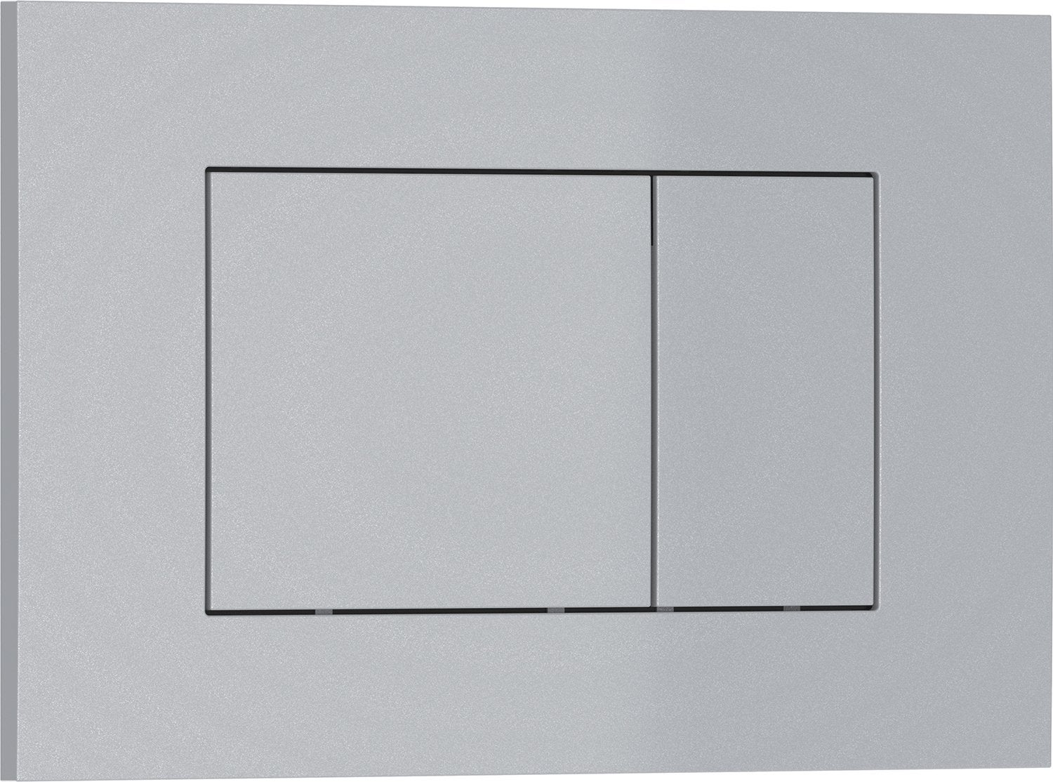 Mexen Tex 02 bouton de chasse d'eau, chrome mat - 6102-04 | Leroy Merlin