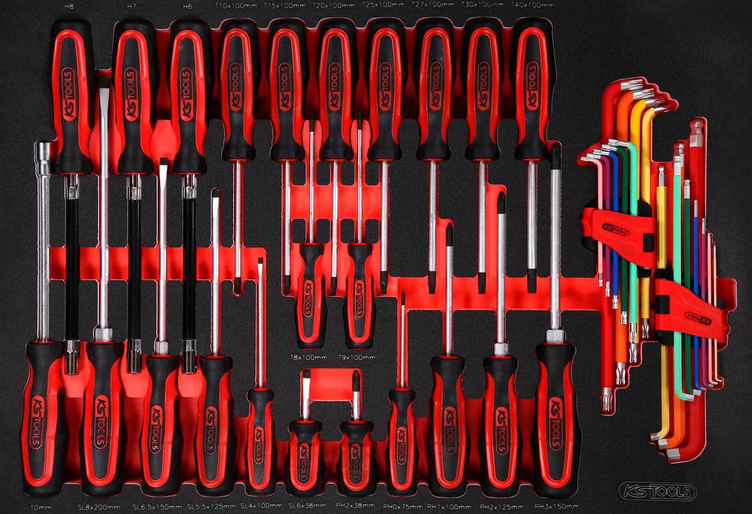 KS TOOLS Serie SCS di giraviti ERGOTORQUEplus 41 pz modulo 1/1 | Leroy ...