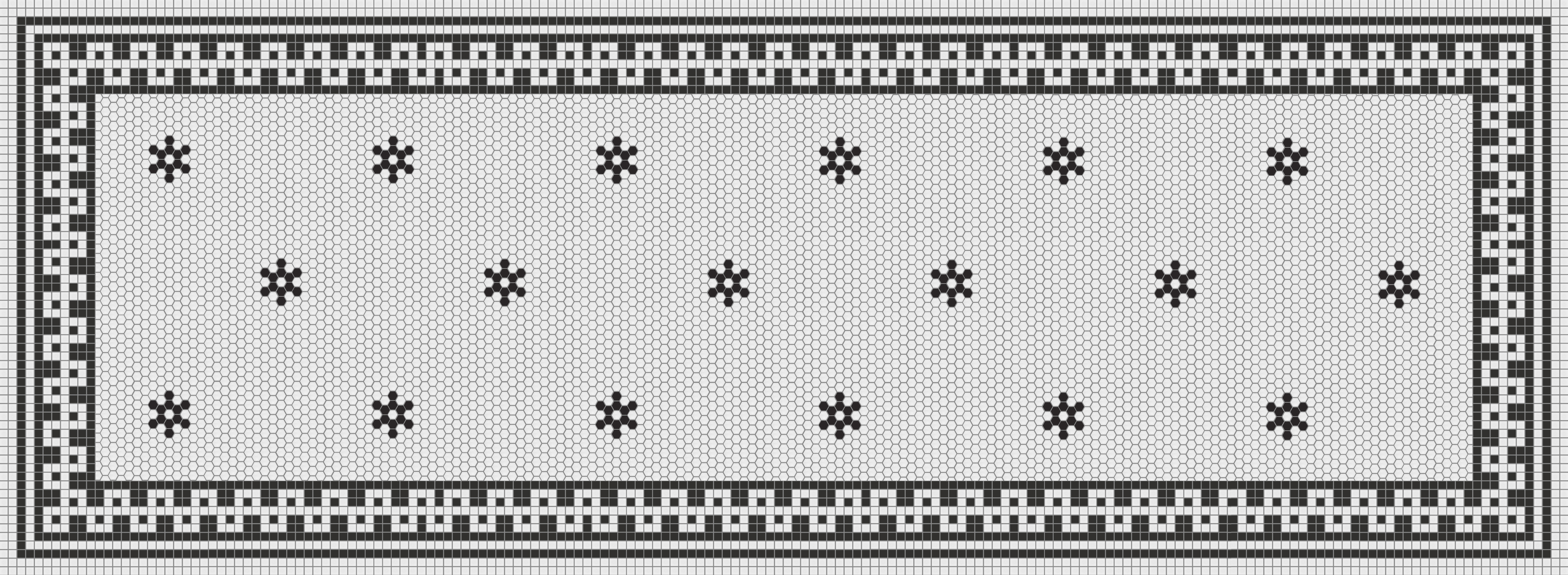 Tapis antidérapant en vinyle Bonnie 66x180 cm - PVC imprimé, lavable, ignifuge, pour le salon et ...